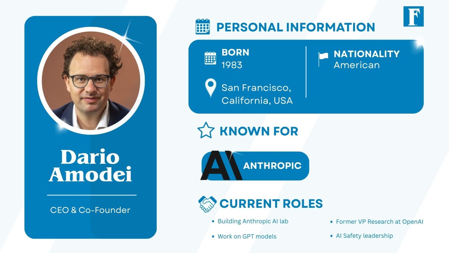 Dario Amodei Co Founder of Anthropic | Founderspedia